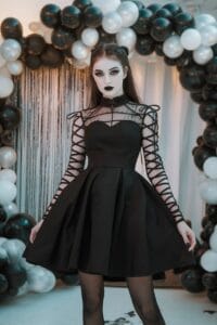 20 Goth Inspired Prom Dress Ideas - Gloomy Girlz