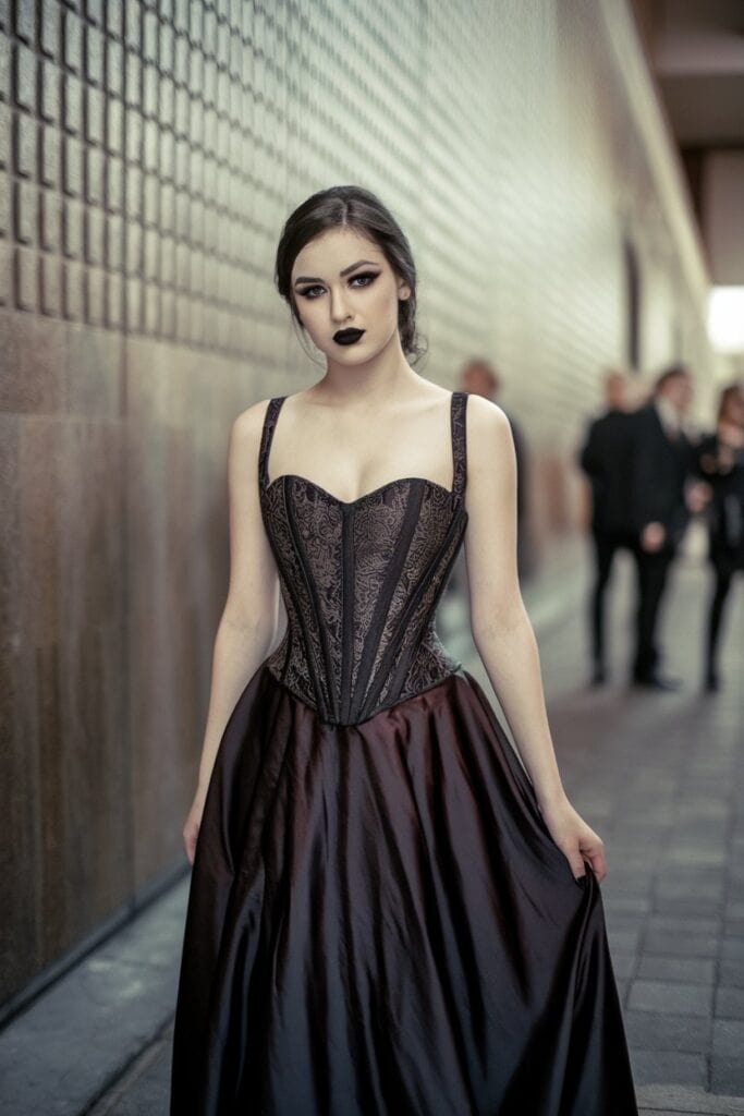 20 Goth Inspired Prom Dress Ideas - Gloomy Girlz