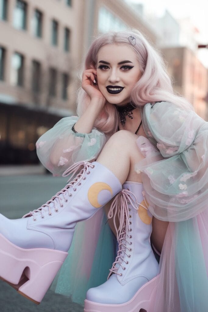 38 Pastel Goth Outfit Ideas - Gloomy Girlz