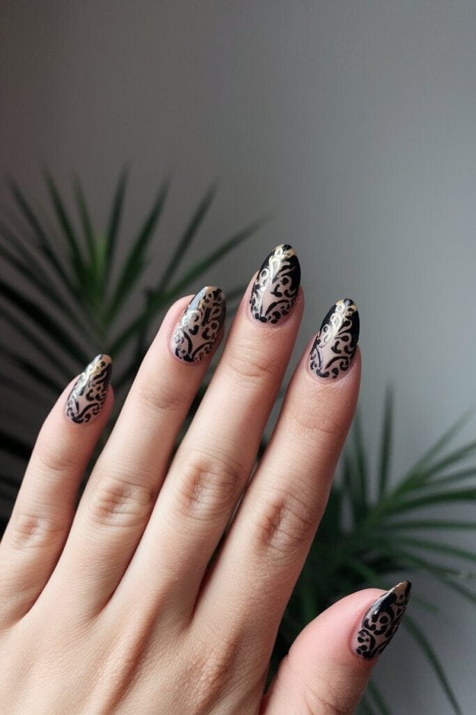 40 Short Goth Nail Ideas - Gloomy Girlz