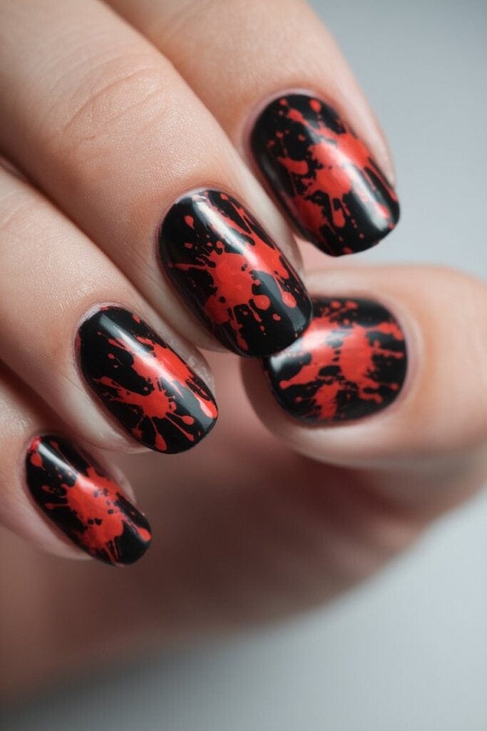 40 Short Goth Nail Ideas - Gloomy Girlz