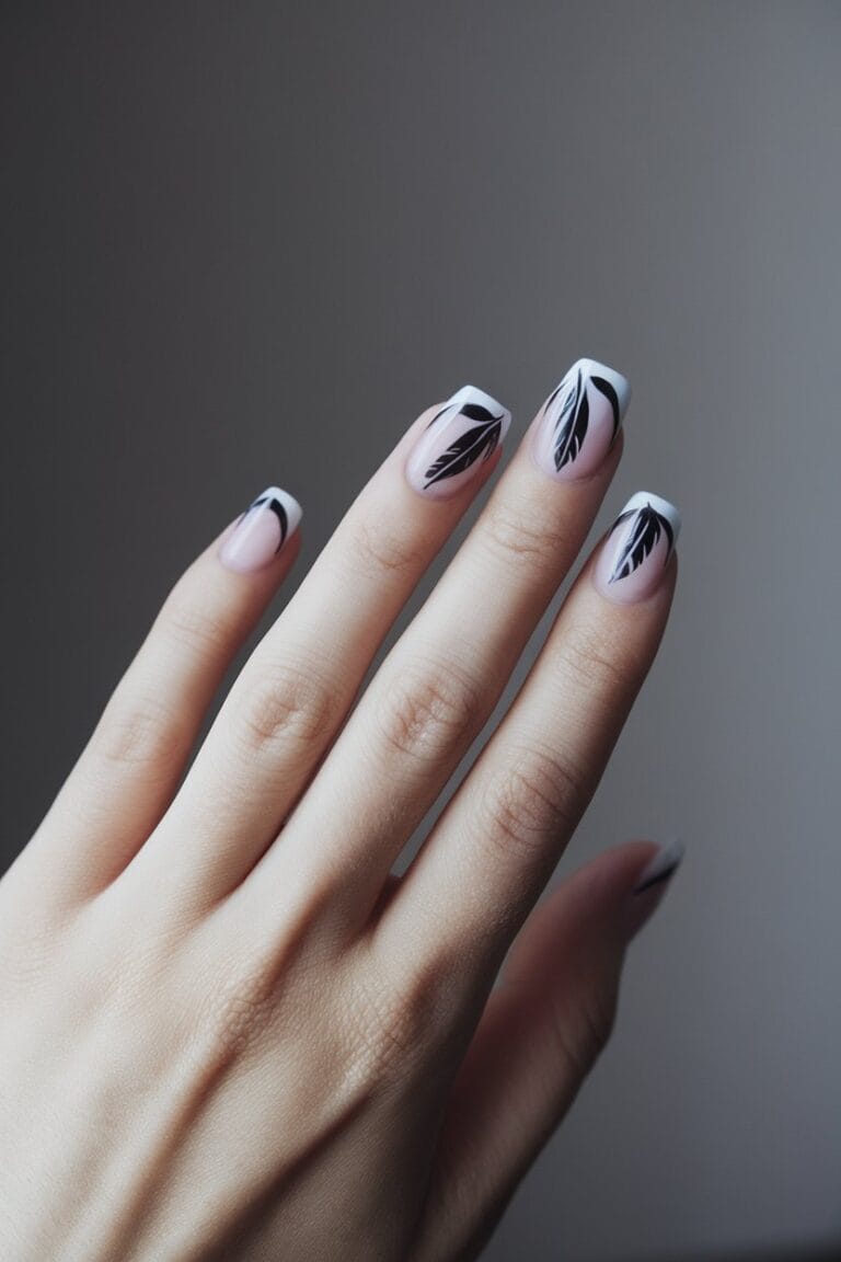 40 Short Goth Nail Ideas - Gloomy Girlz