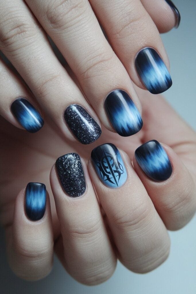 40 Short Goth Nail Ideas - Gloomy Girlz