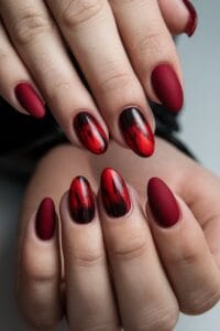 40 Short Goth Nail Ideas - Gloomy Girlz
