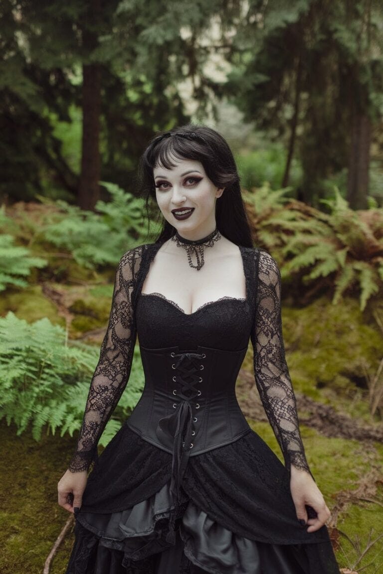 36 Traditional Goth Outfit Ideas - Gloomy Girlz