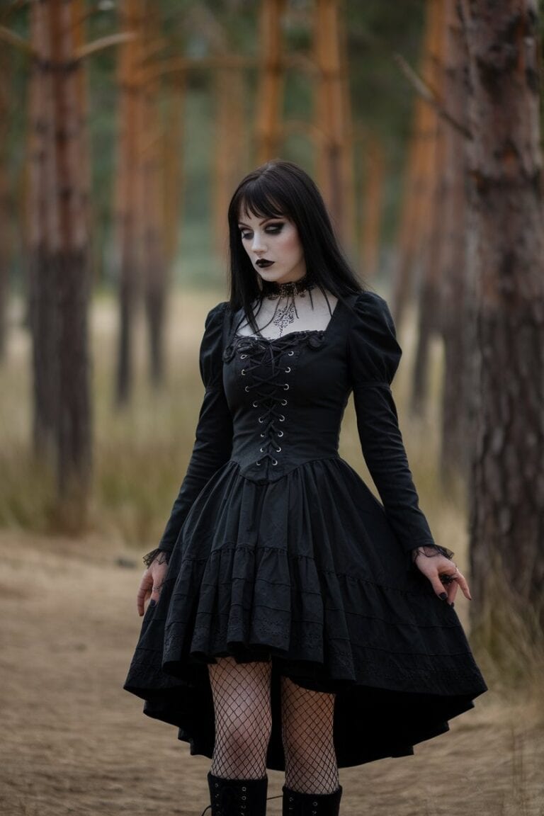 36 Traditional Goth Outfit Ideas - Gloomy Girlz