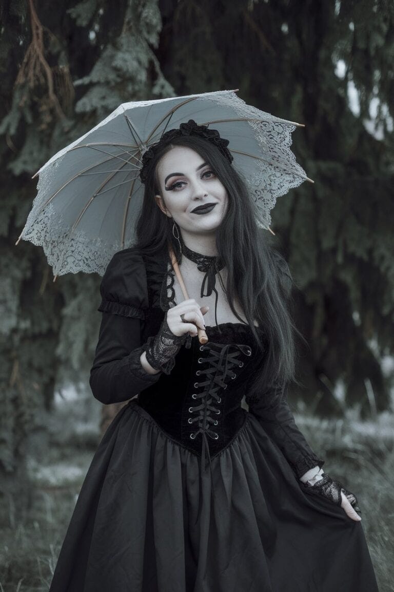 36 Traditional Goth Outfit Ideas - Gloomy Girlz