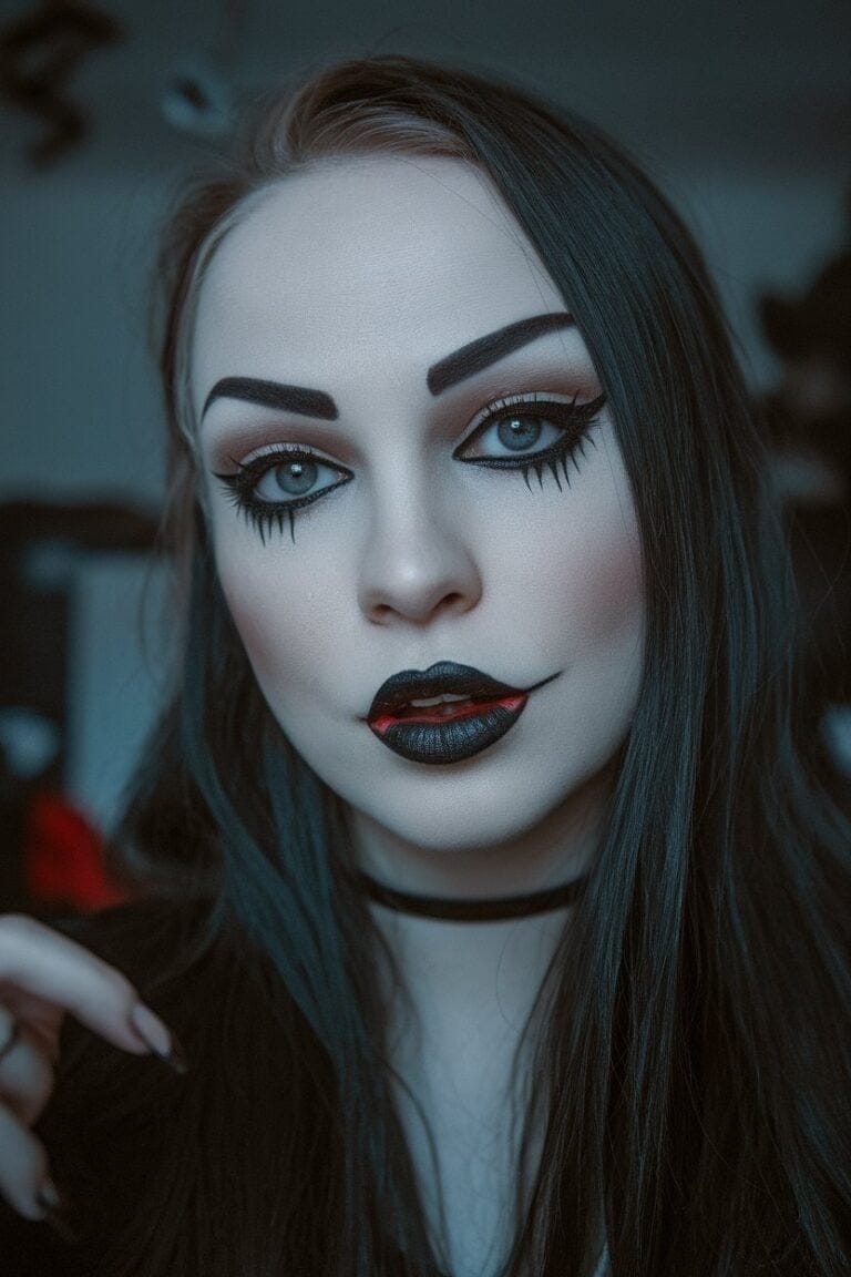 22 Vampire Inspired Goth Makeup Ideas - Gloomy Girlz