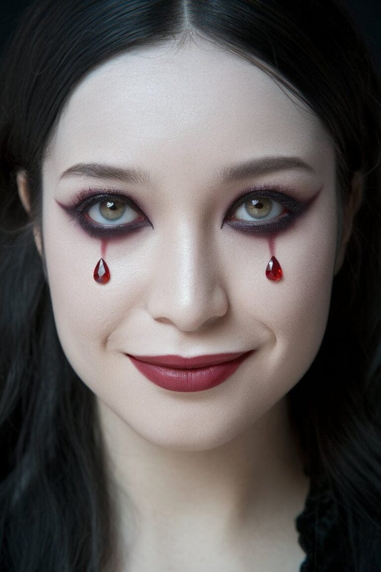 22 Vampire Inspired Goth Makeup Ideas - Gloomy Girlz