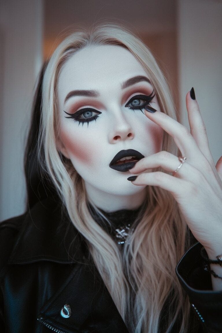 22 Vampire Inspired Goth Makeup Ideas - Gloomy Girlz
