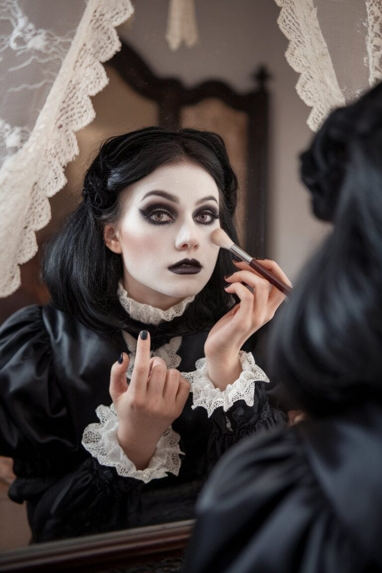 Why Do Goths Have White Faces? - Gloomy Girlz