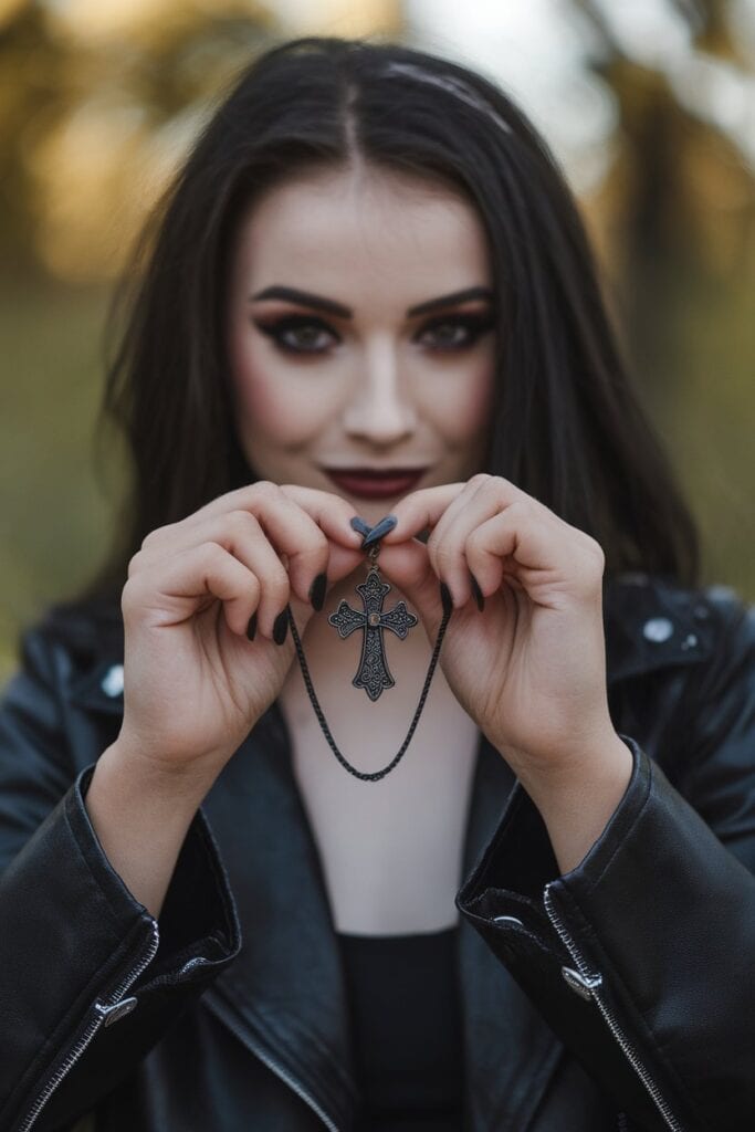 Why do Goths Wear Crosses? - Gloomy Girlz
