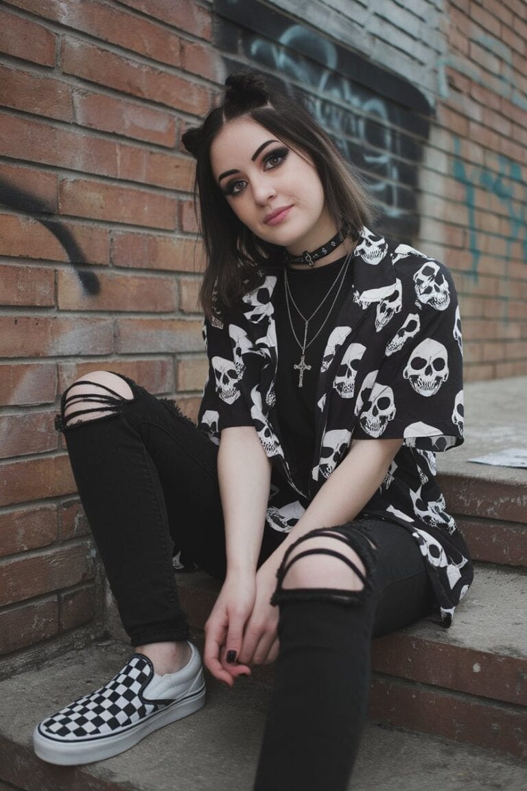 45 Edgy Outfit Ideas for Women - Gloomy Girlz