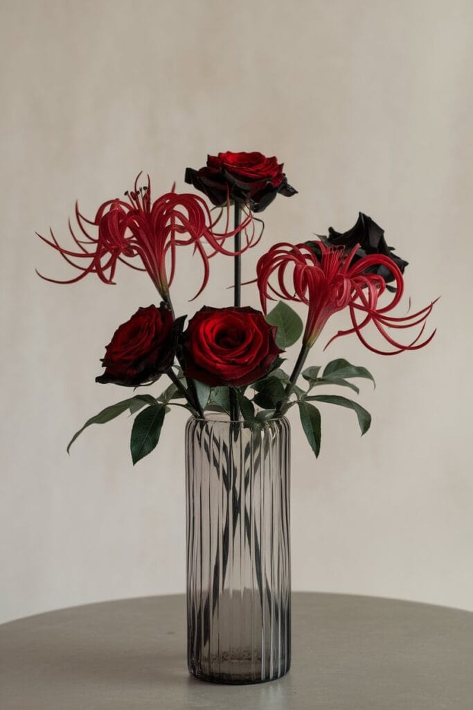 28 Goth Flower Combinations - Gloomy Girlz