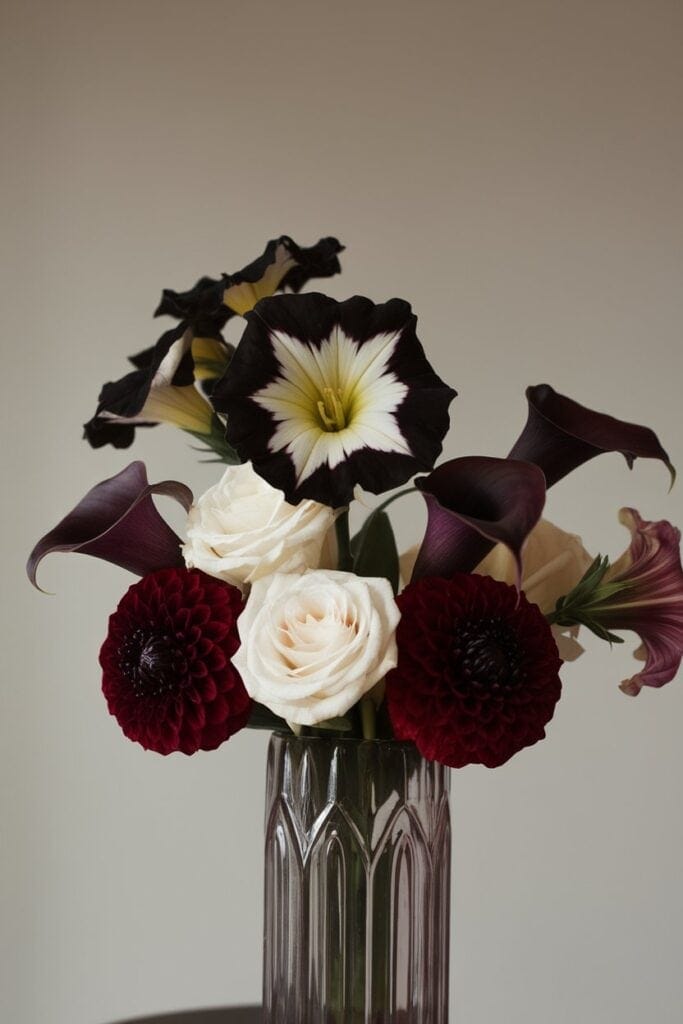 28 Goth Flower Combinations - Gloomy Girlz