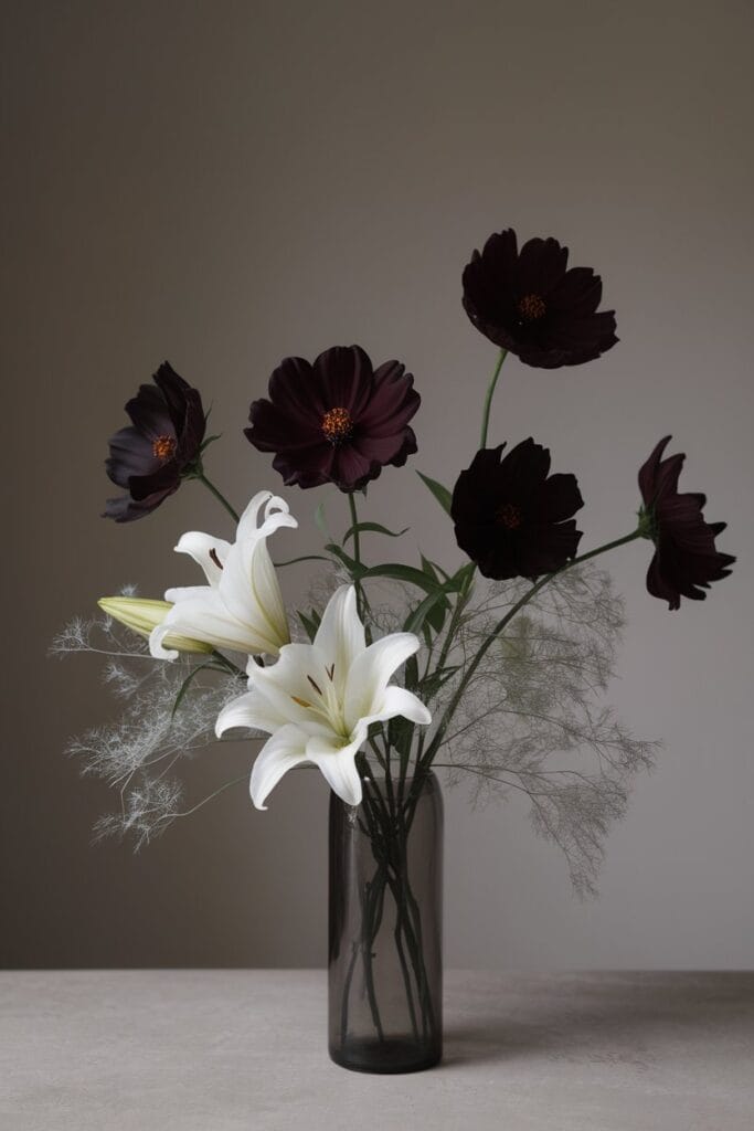 28 Goth Flower Combinations - Gloomy Girlz