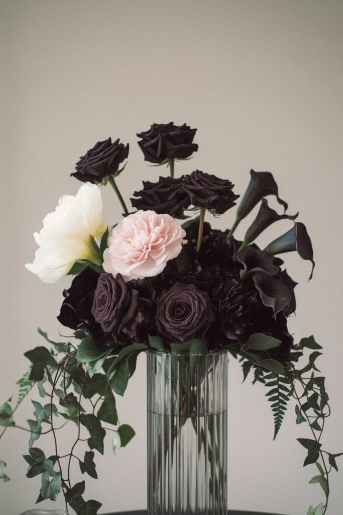 28 Goth Flower Combinations - Gloomy Girlz