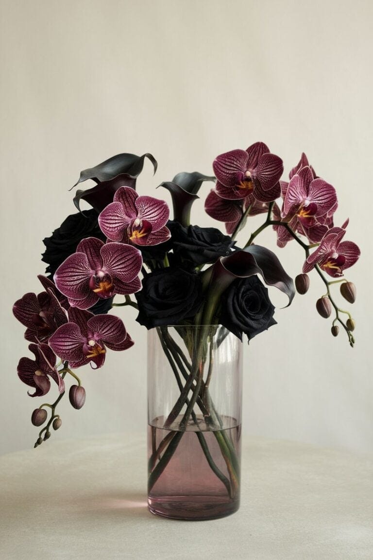 28 Goth Flower Combinations - Gloomy Girlz