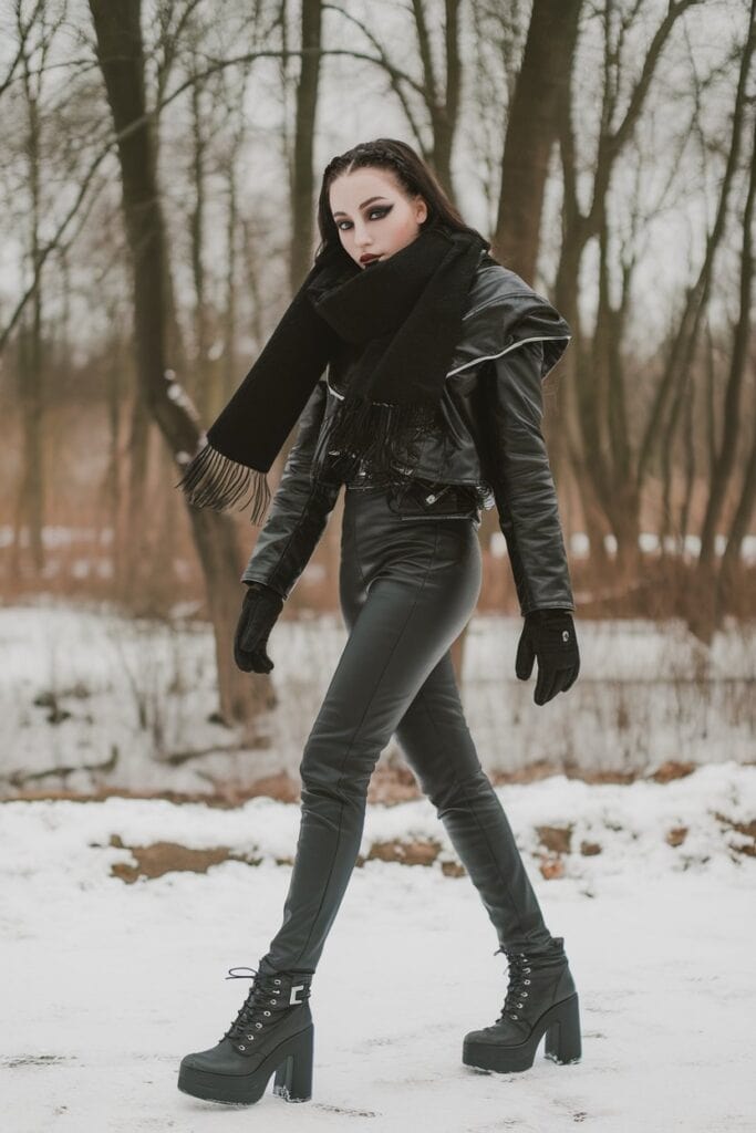 42 Goth Inspired Winter Outfit Ideas - Gloomy Girlz
