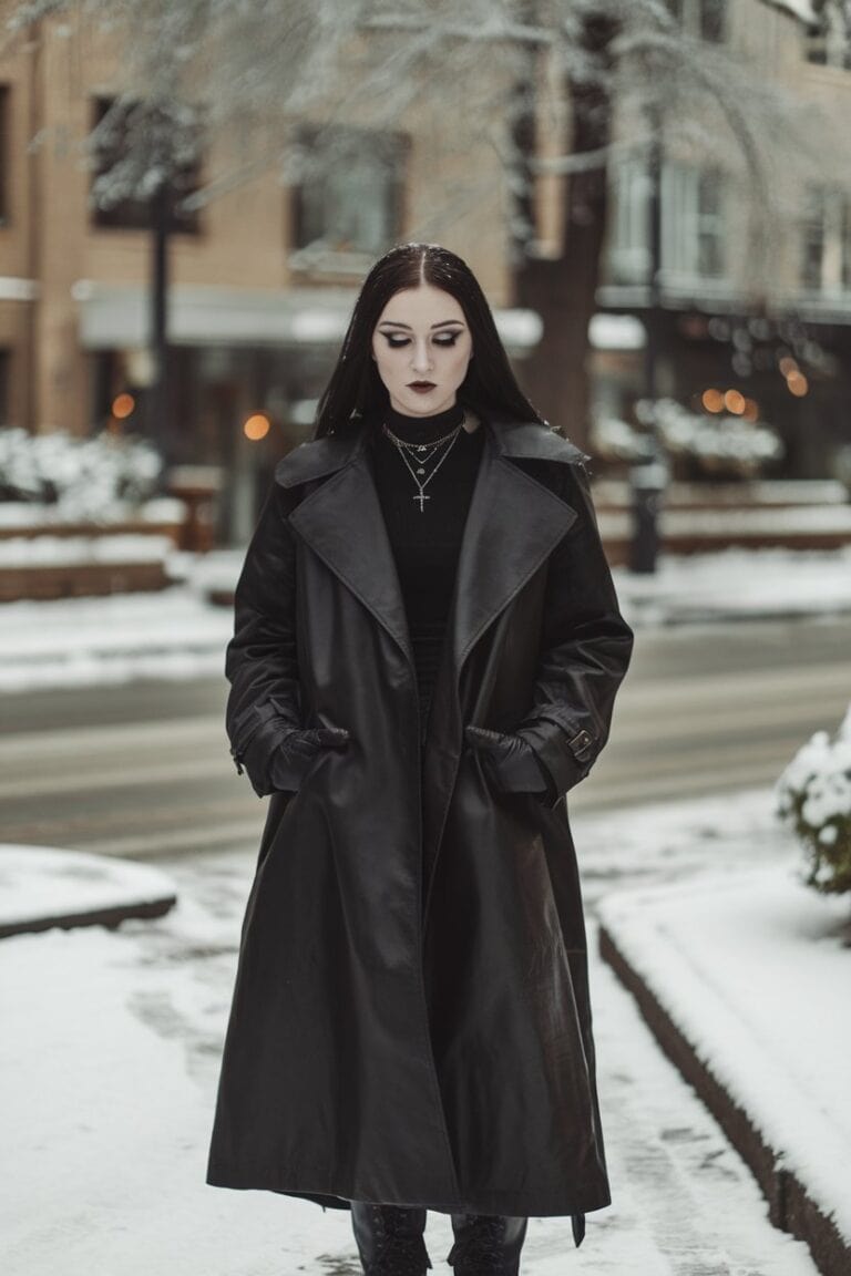 42 Goth Inspired Winter Outfit Ideas - Gloomy Girlz