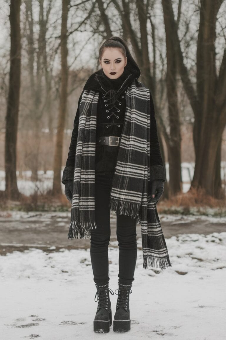 42 Goth Inspired Winter Outfit Ideas - Gloomy Girlz