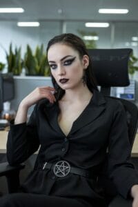 24 Professional Goth Outfit Ideas - Gloomy Girlz