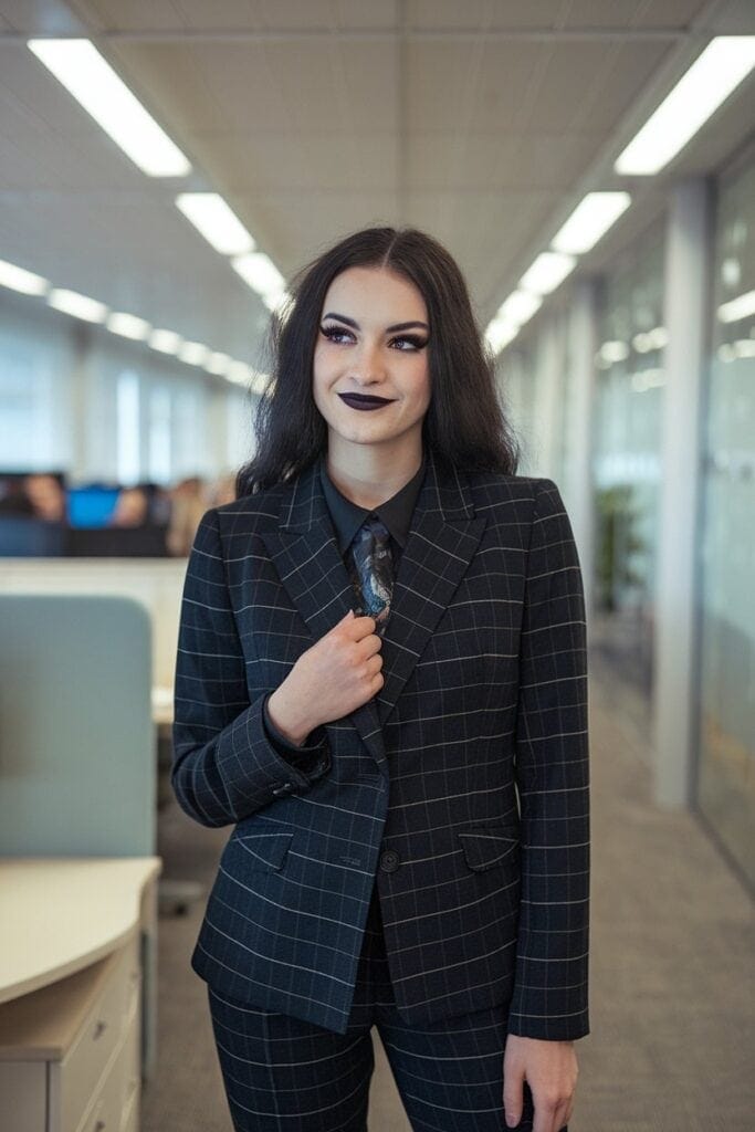 24 Professional Goth Outfit Ideas - Gloomy Girlz