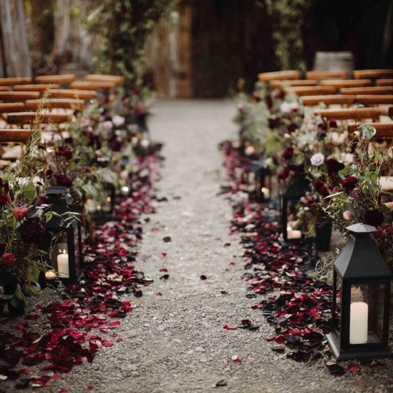 20 Dark Wedding Décor Ideas - Gloomy Girlz