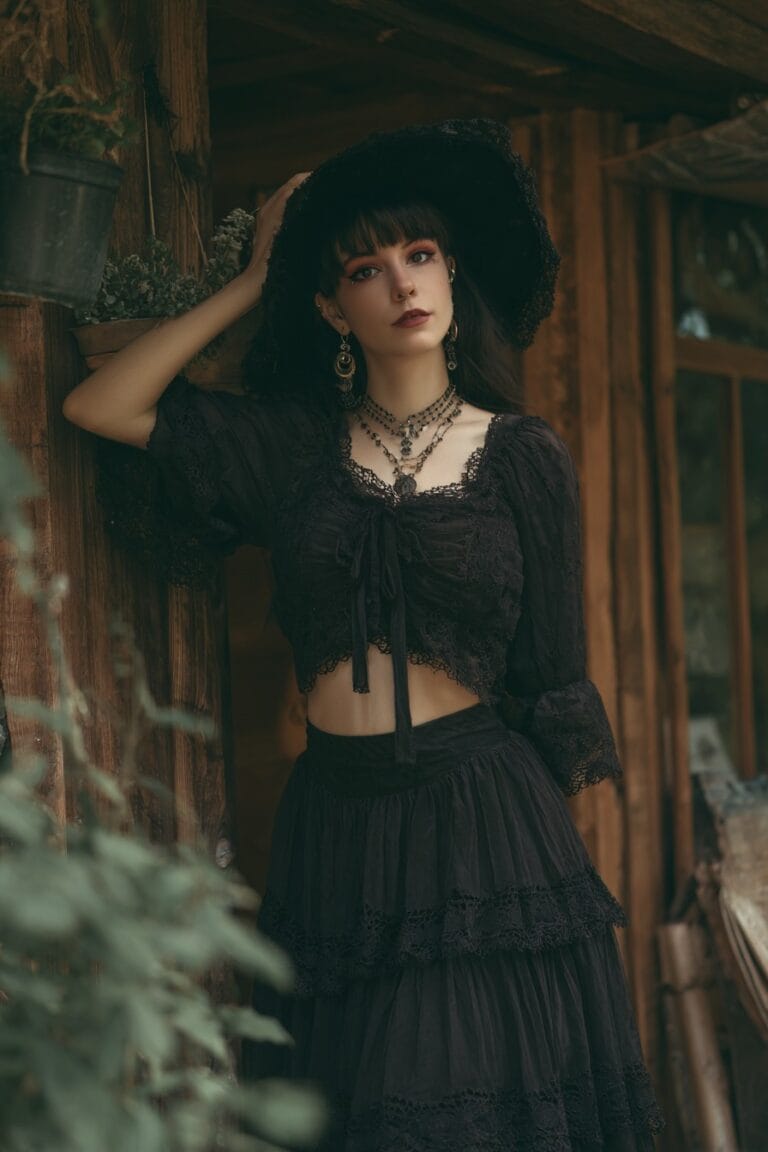 30 Cottage Witch Inspired Outfits - Gloomy Girlz