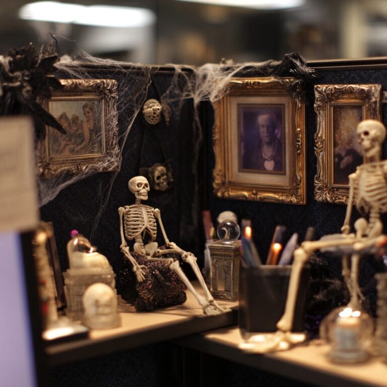 28 Halloween Office Décor Ideas - Gloomy Girlz