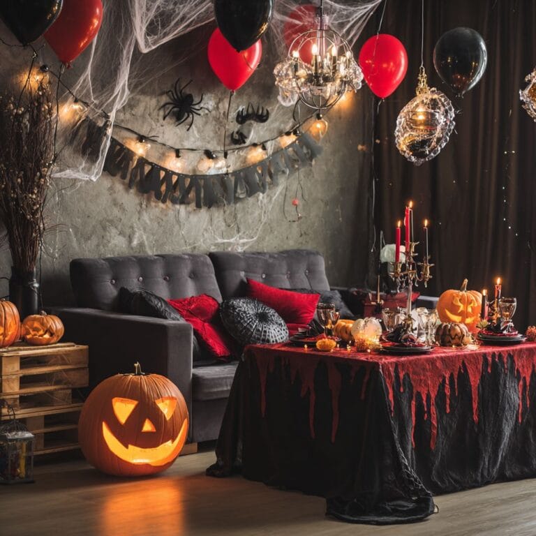 40 Halloween Party Décor Ideas - Gloomy Girlz