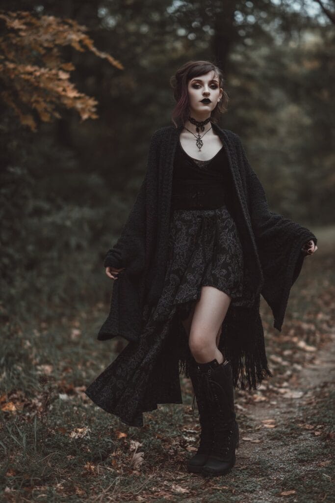 25 Whimsical Goth Outfit Ideas - Gloomy Girlz