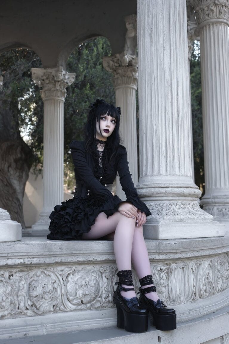 25 Whimsical Goth Outfit Ideas - Gloomy Girlz